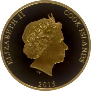 Cook Islands Gold 100 Dollars "Elizabeth II Hello Kitty" 2015 ...
