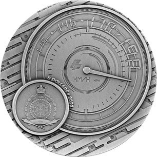 Ниуэ 2 унции Серебро 5 долларов "1970 Dodge Charger R/T. Цветной" 2023 ...