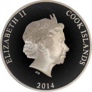 Cook Islands Silver 5 Dollars "Elizabeth II Hello Kitty" 2014 ...