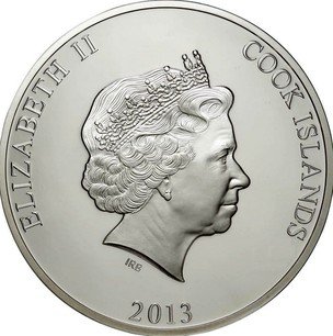 Cook Islands Silver 5 Dollars "Elizabeth II Himeju Castle" 2013 ...
