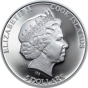 Cook Islands 1 Oz Silver 5 Dollars "Elizabeth II Seal" 2014 ...
