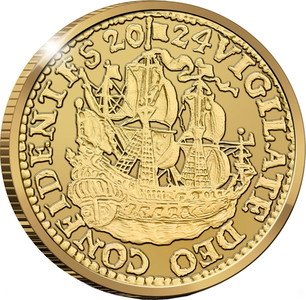 Dutch Gold 6 Stuivers "Scheepjesschelling. Gelderland Piedfort" 2024 | coinscatalog.NET