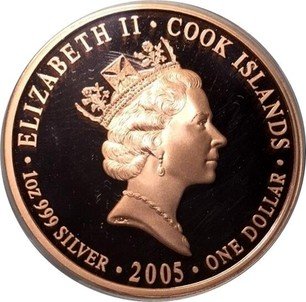 Cook Islands 1 Oz Silver One Dollar "W.J Taylor Advance Australia Penny ...