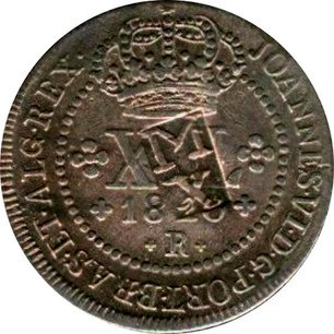 Cobre Brasileño 10 Reis "Pedro II Maranhao Primera Serie Moneda ...