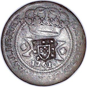 Brazilian Copper 40 Reis "Jose I" 1809 KM# 281 | coinscatalog.NET