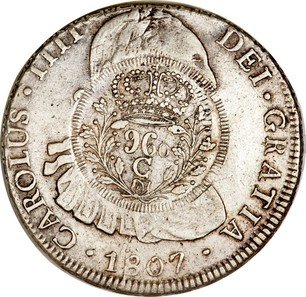 Plata Brasileña 960 Reis "Moneda Contramarcada Joao Príncipe Regente ...