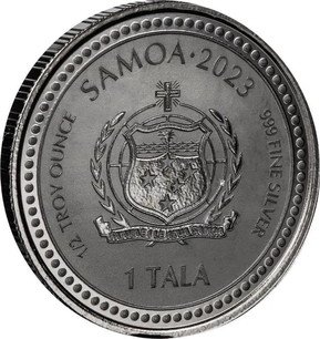 Samoan 1/2 Oz Silver 1 Tala "Jesus the Teacher. Sermon on the Mount ...