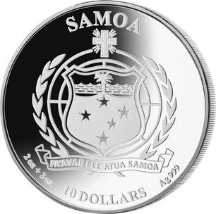 Samoan Silver 10 Dollars "Olympic Games Paris. Discobolus" 2024 ...