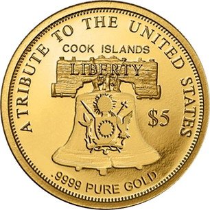 Cook Islands Gold 5 Dollars "Peace Through Strength" 2024 ...