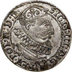 Polish Silver 6 Groschen "Sigismund III" 1623-1628 KM# 42 ...