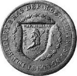 Brazilian Copper 80 Reis "Countermark Juliana" 1932 X# 80 ...