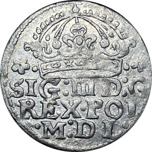 Polish Silver Groschen "Sigismund III" 1601-1628 KM# 11 | coinscatalog.NET