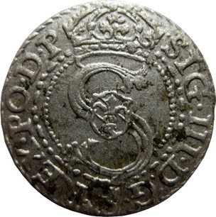 Polish Silver Solidus (Szelag, Schilling) "Sigismund III" 1597-1619 KM ...