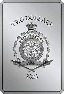 Niuean 1 Oz Silver Two Dollars "Set 2 DC Universe. Starfire" 2023 ...