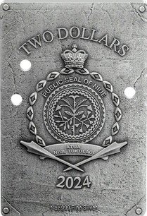Niuean 1 Oz Silver Two Dollars "Wild West. Calamity Jane" 2024 ...