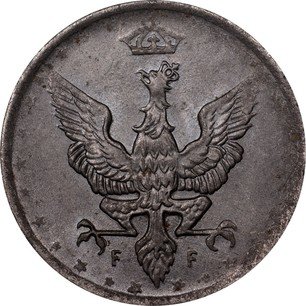 Polish Iron 10 Fenigow "German Occupation. Wilhelm II" 1917-1918 Y# 6 | coinscatalog.NET