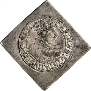 Polish Silver 18 Groschen Swedish Authority Standard Coinage 1657 KM ...