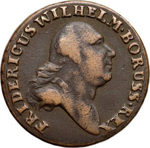 Polish Copper 3 Grossus "Frederick William II" 1796-1797 C# 4A ...