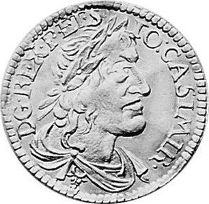 Polish Gold Ducat "Johann Casimir" 1650-1651 KM# 95 | coinscatalog.NET