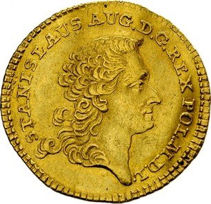 Polish Gold Ducat "Stanislaus Augustus" 1766 KM# 189 | coinscatalog.NET