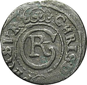 Polish Silver Solidus (Szelag, Schilling) "Christina" 1633-1635 KM# 46 ...