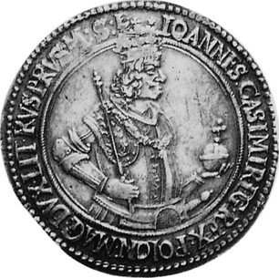 Tálero de Plata Polaco "Johann Casimir" 1649 KM# 72 | coinscatalog.NET