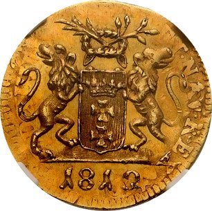 Polish Gold 1 Grosz "Marshal Lefebvre French Occupation. Trial Strike ...