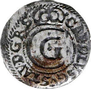 Polish Silver 1 Solid "Carl X Gustavus" 1656-1657 | coinscatalog.NET