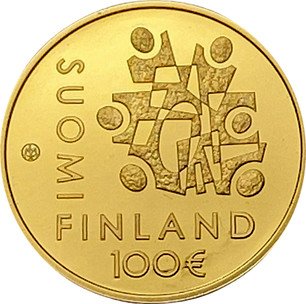 Finnish Gold 100 Euro "Elections" 2024 | coinscatalog.NET