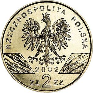 Polish Brass 2 Zlote "Pond Turtle" 2002 Y# 427 | coinscatalog.NET