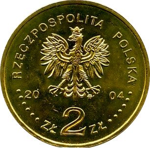 Polish Brass 2 Zlote "85th Anniversary of the Polish Police" 2004 Y ...