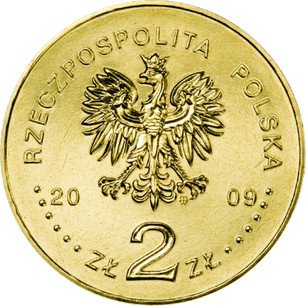 Polish Brass 2 Zlote "Czeslaw Niemen" 2009 Y# 684 | coinscatalog.NET