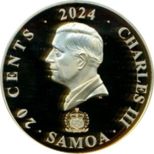 Samoan 20 Cents "Nine tailed fox" 2024 | coinscatalog.NET