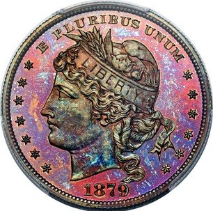 USA 100 Cents "1879 Goloid Metric Dollar. Pattern." 1879 | coinscatalog.NET
