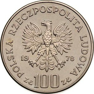 Polish Silver 100 Zlotych "Environmental Protection. Beaver.Trial Strike" 1978 KM# Pr331 ...