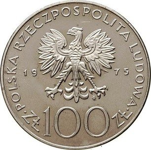 Polish Silver 100 Zlotych "Helena Modrzejewska. Trial Strike" 1975 KM# Pr260 | coinscatalog.NET