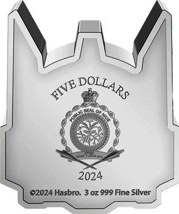 Niuean 3 Oz Silver Five Dollars "Optimus Prime" 2024 | coinscatalog.NET