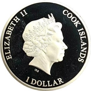 Cook Islands Silver plated Copper-Nickel 1 Dollar "Earth" 2014 ...