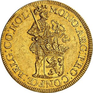 Dutch Gold 1 Ducat "Holland Province. 10 Ducat Weight" 1687 ...