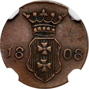 Polish Copper 1 Schilling "Danzig. Lefebvre French Occupation. Trial ...