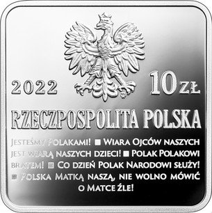 Polish Silver 10 Zlotych "90th Anniversary of the Rodlo Sign" 2022 ...