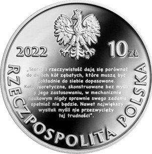 Polish Silver 10 Zlotych "Stanislaw Lewinski" 2022 | coinscatalog.NET