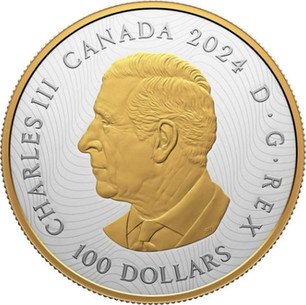 Canadian Silver 100 Dollars "The Cycle of Life" 2024 | coinscatalog.NET