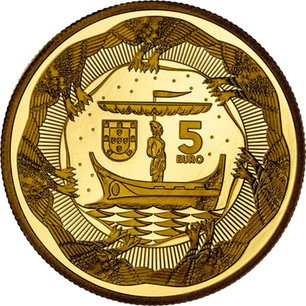 Portuguese Gold 5 Euro "Ulysses" 2024 | coinscatalog.NET
