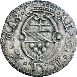 Italian Silver 1 Crazia "Alberic I" 1568-1623 | coinscatalog.NET