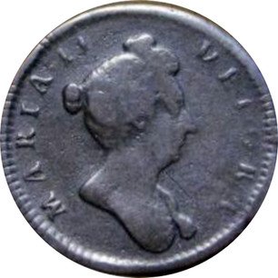 Great Britain 1 Farthing "Pattern. William and Mary" 1689-1694 ...