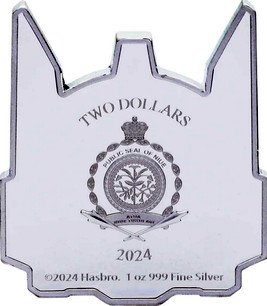 Dos Dólares de Plata Niuean de 1 Oz "Optimus Prime. Coloreado" 2024 ...
