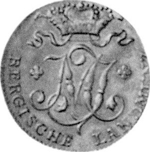 German Copper 1/2 Stüber Berg / Duchy / Regular Coinage 1805 KM# 5 ...