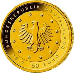 German Gold 50 Euro Euro Coinage 2017 KM# 364 | coinscatalog.NET