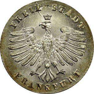 German Silver Kreuzer Frankfurt am Main / Free City / Regular Coinage ...